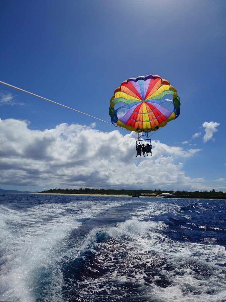 沖縄水納島シュノーケリングandパラセーリングにマリンスポーツ｜水納島や瀬底島マリンスポーツ専門店