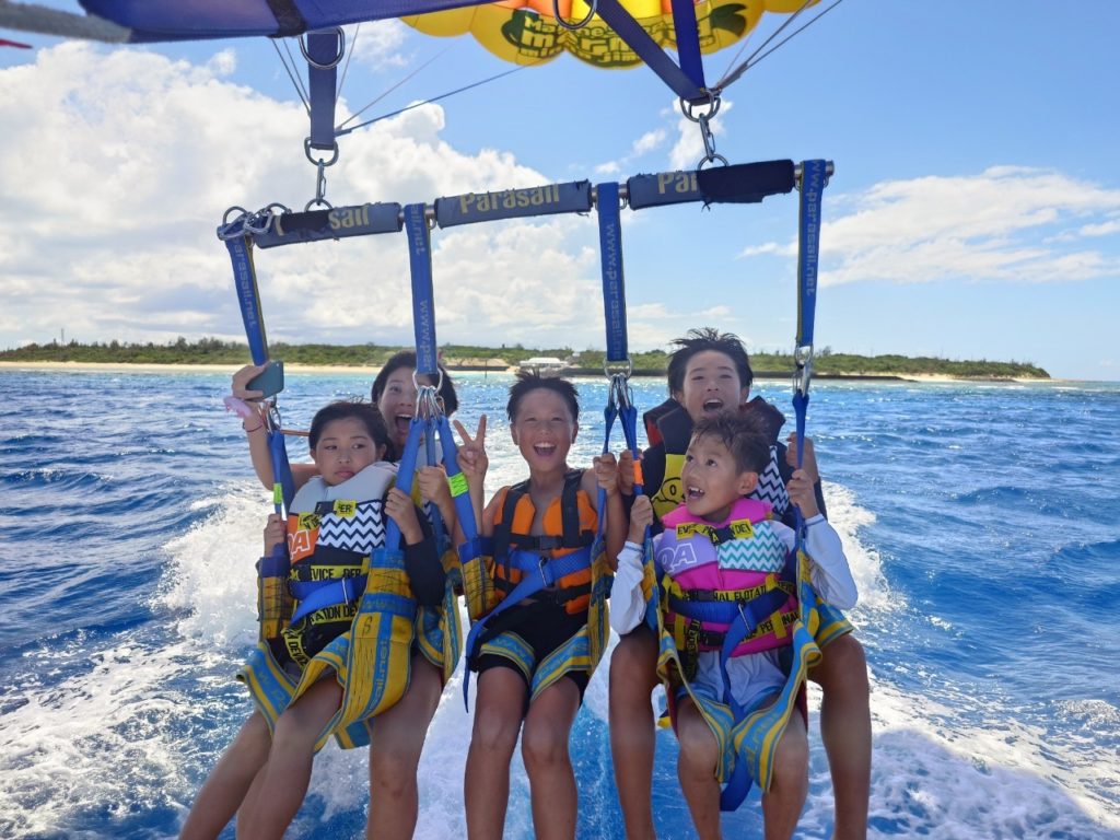 沖縄水納島シュノーケリングandパラセーリングにマリンスポーツ｜水納島や瀬底島マリンスポーツ専門店